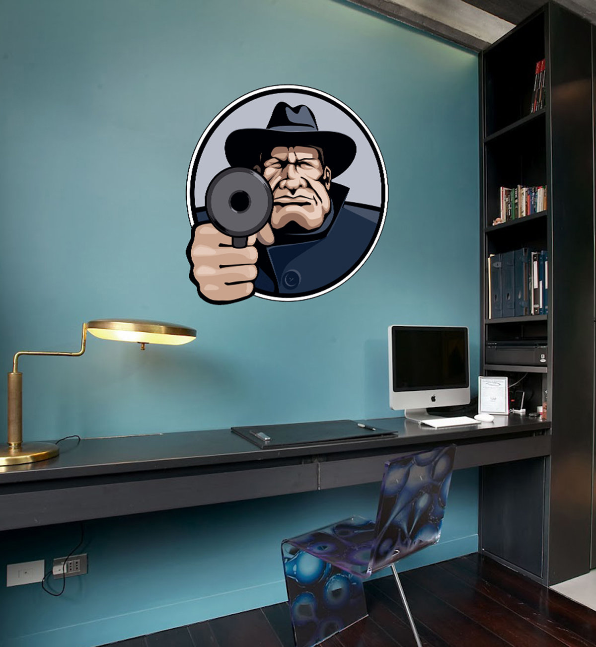 Trinx Gangster Decal, Gangster Sticker, Mob Decal, Mob Sticker | Wayfair