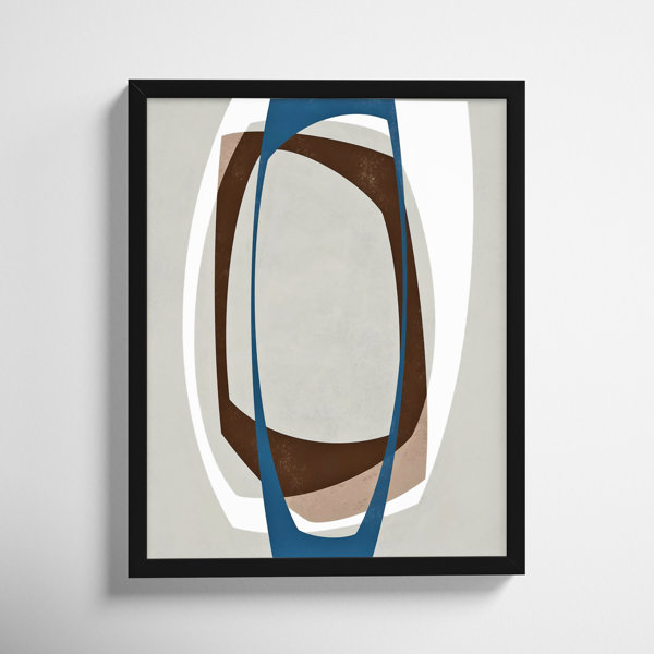 Joss & Main Orbit 1 Framed On Paper by Jacques Pilon Painting | Wayfair