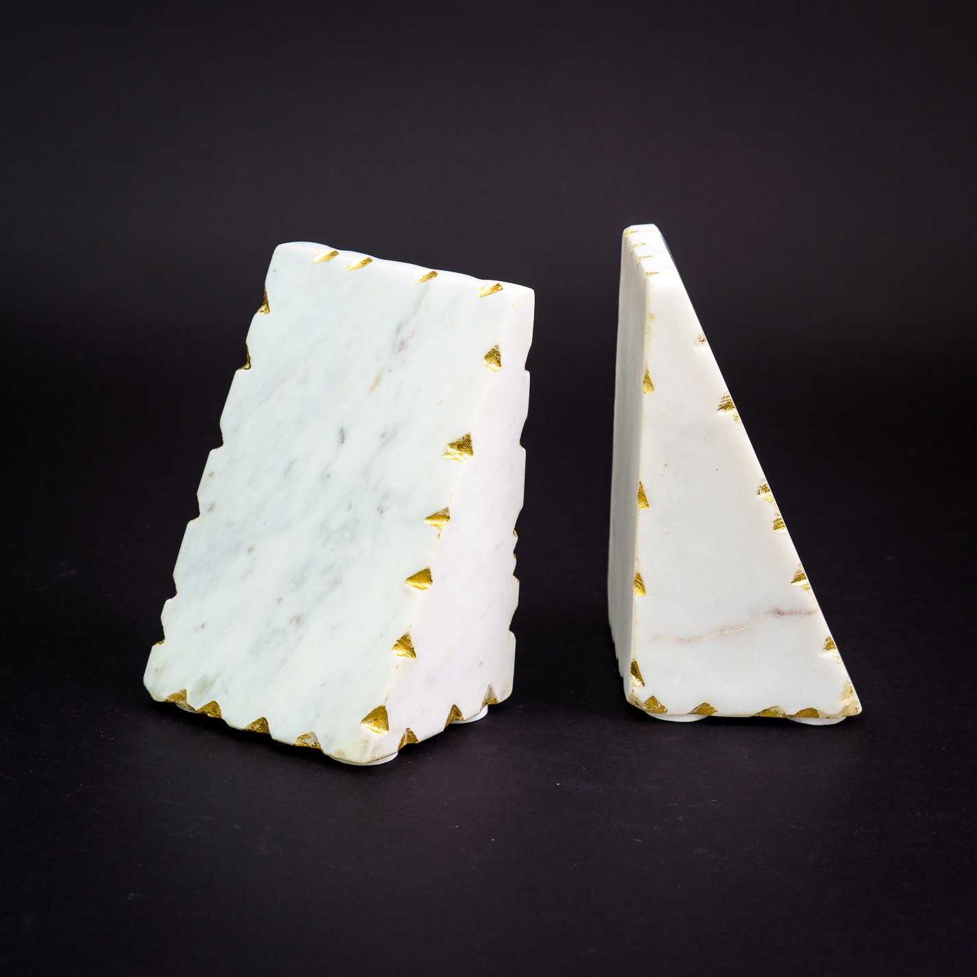 Mercer41 Triangle Decorative Bookends | Wayfair