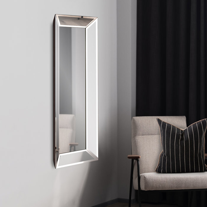 House of Hampton® Daesha Rectangle Glass Wall Mirror & Reviews | Wayfair