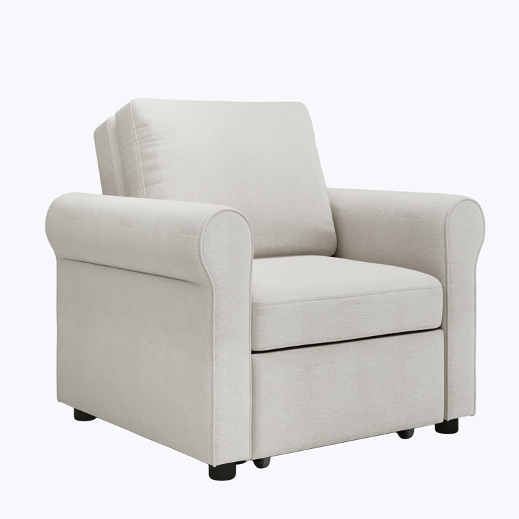 Red Barrel Studio® Upholstered Convertible Sleeper Chair Bed | Wayfair