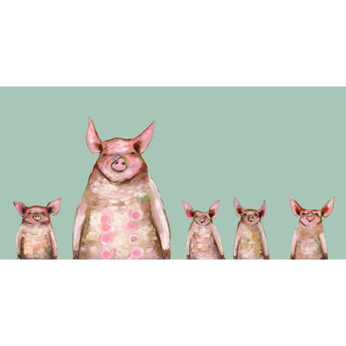 Wrought Studio Cattle Dog And Crew Framed On Canvas by Eli Halpin Print ...