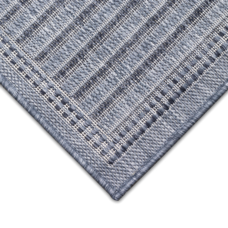 Longshore Tides Tukgahgo Navy Indoor/Outdoor Rug & Reviews | Wayfair