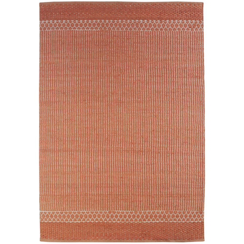 Dakota Fields Area Rug Handmade Flatweave Red/Orange/Pink Rug | Wayfair
