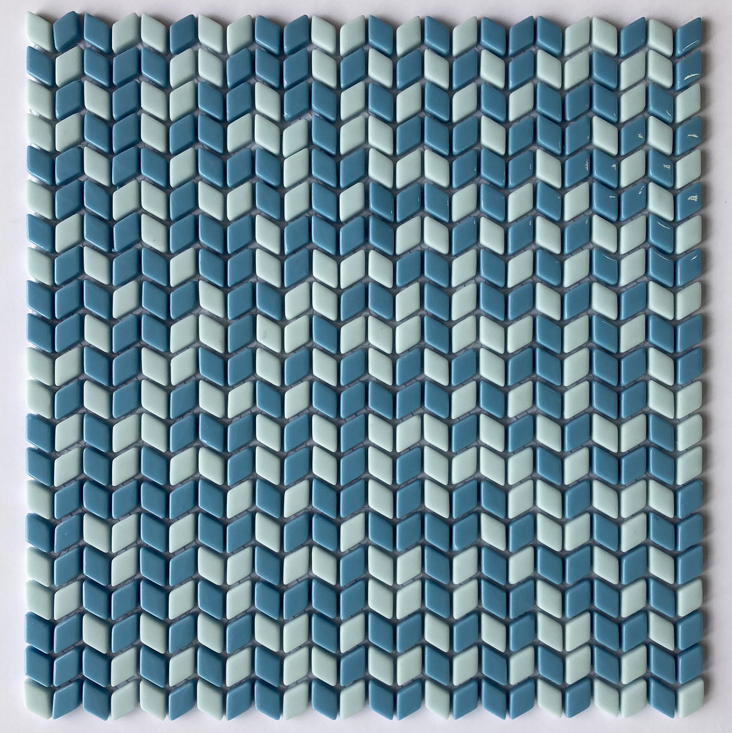 Medici & Co. Sicily 0.5" x 0.75" Glass Chevron Mosaic Wall & Floor Tile ...