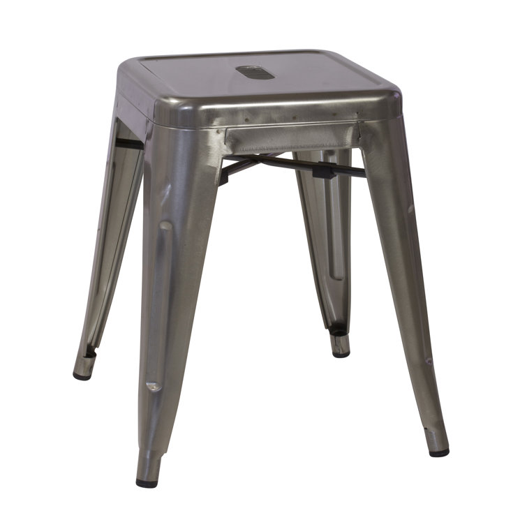 Williston Forge Evaleena 18'' Tall Steel Accent Stool | Wayfair
