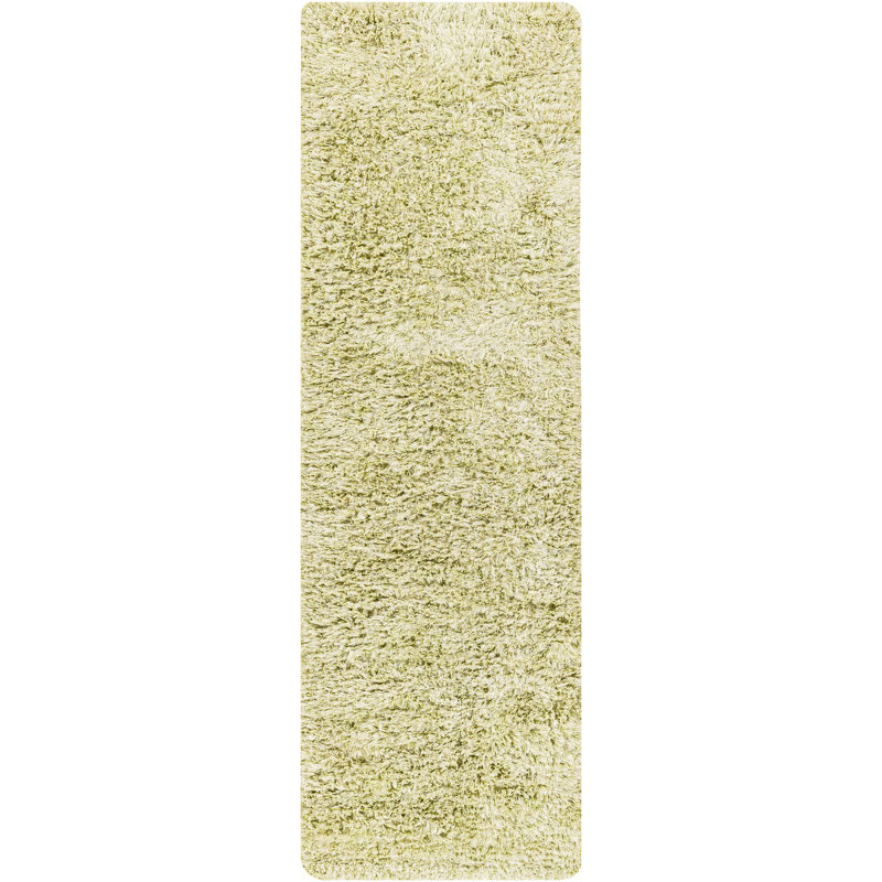 Ebern Designs Rafelita Handmade Flatweave Performance Yellow/Green Rug ...