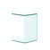 Brayden Studio® Anicka 23.03'' Tall Glass Floor Shelf End Table | Wayfair
