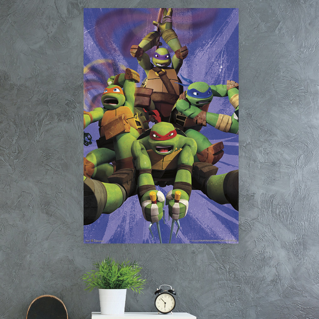 Trends International Teenage Mutant Ninja Turtles - Team Paper Print ...
