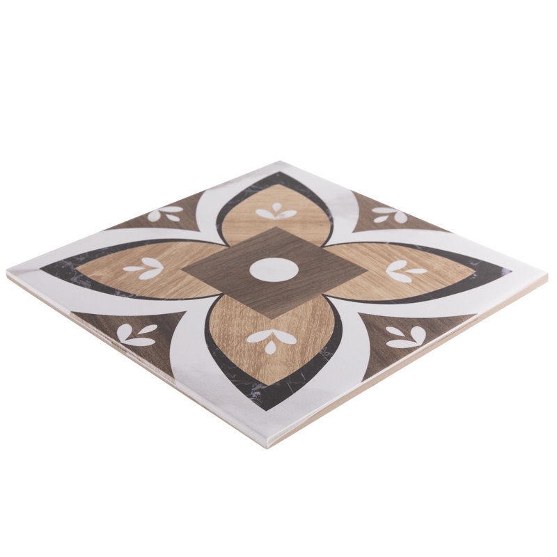 Industry Tile Artwood 8" x 8" Porcelain Wood Look Floor Use Tile ...