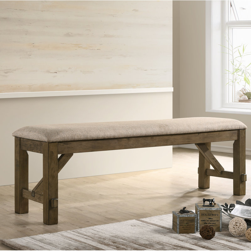 Gracie Oaks Poe Upholstered Bench & Reviews - Wayfair Canada