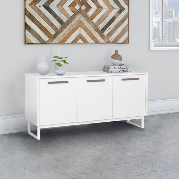 Long-black-office-credenza | Wayfair