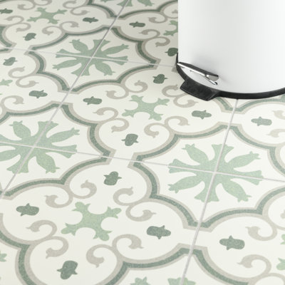 Merola Tile Monteca 10" x 10" Porcelain Patterned Wall & Floor Tile ...