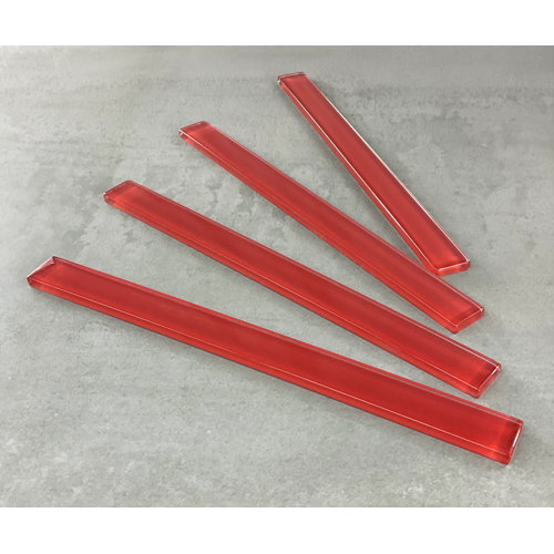 ES Stone 11.75" x 1" Glass Tile Trim | Wayfair