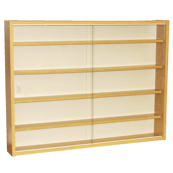 Rebrilliant Wall Mounted Curio Cabinet & Reviews | Wayfair.co.uk