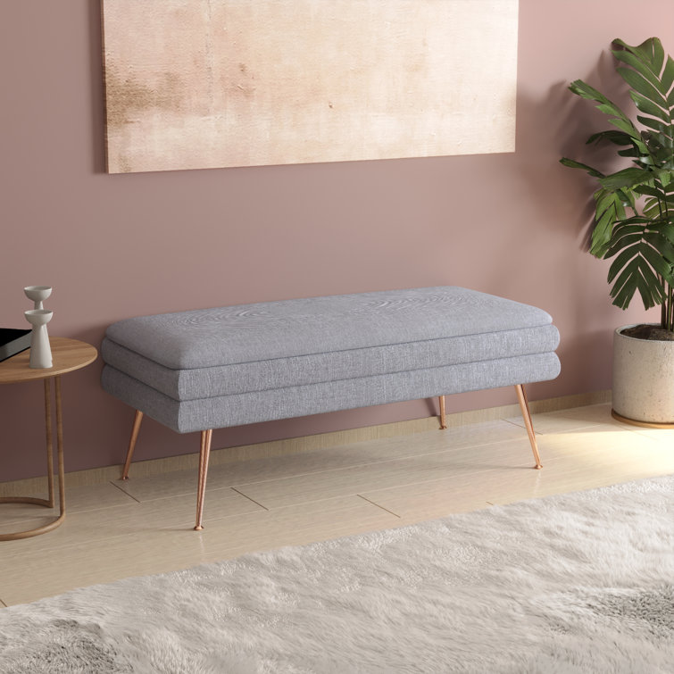 Mercer41 Janaea Upholstered Flip Top Storage Bench | Wayfair