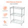 Rebrilliant Resto 34Cm 3 Shelf Shelving Unit | Wayfair.co.uk