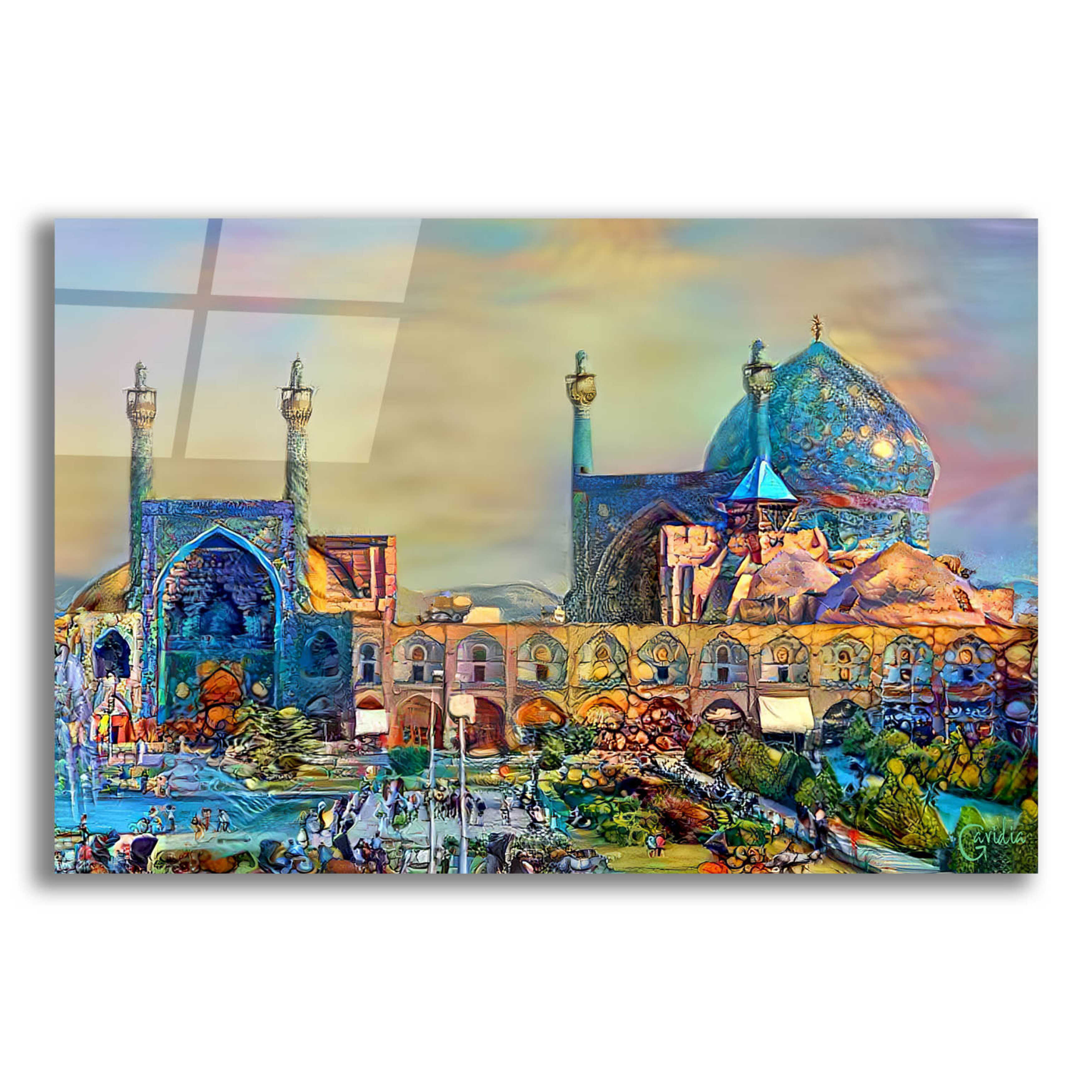 Latitude Run® Isfahan Iran Imam Khomeini Mosque On Plastic/Acrylic by ...