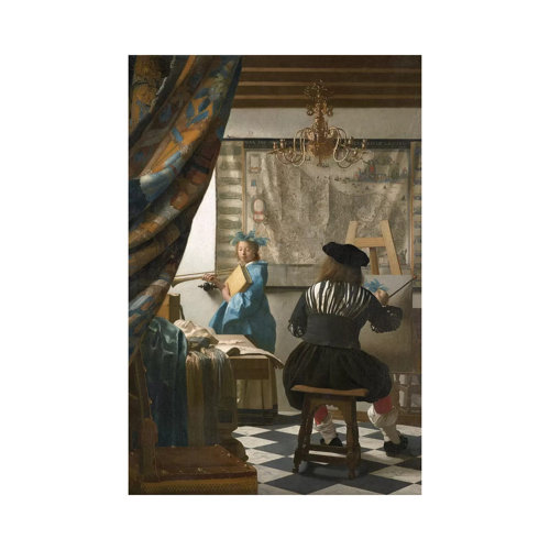 ClassicLiving The Art Of Painting (Painter In His Studio), C.1665-66 by ...
