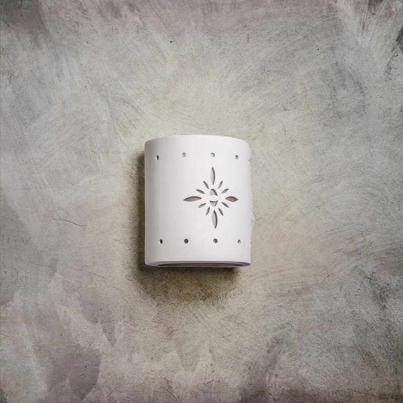 Foundry Select Ninamarie Ceramic Outdoor Wall Light, LED Bulb Included ...