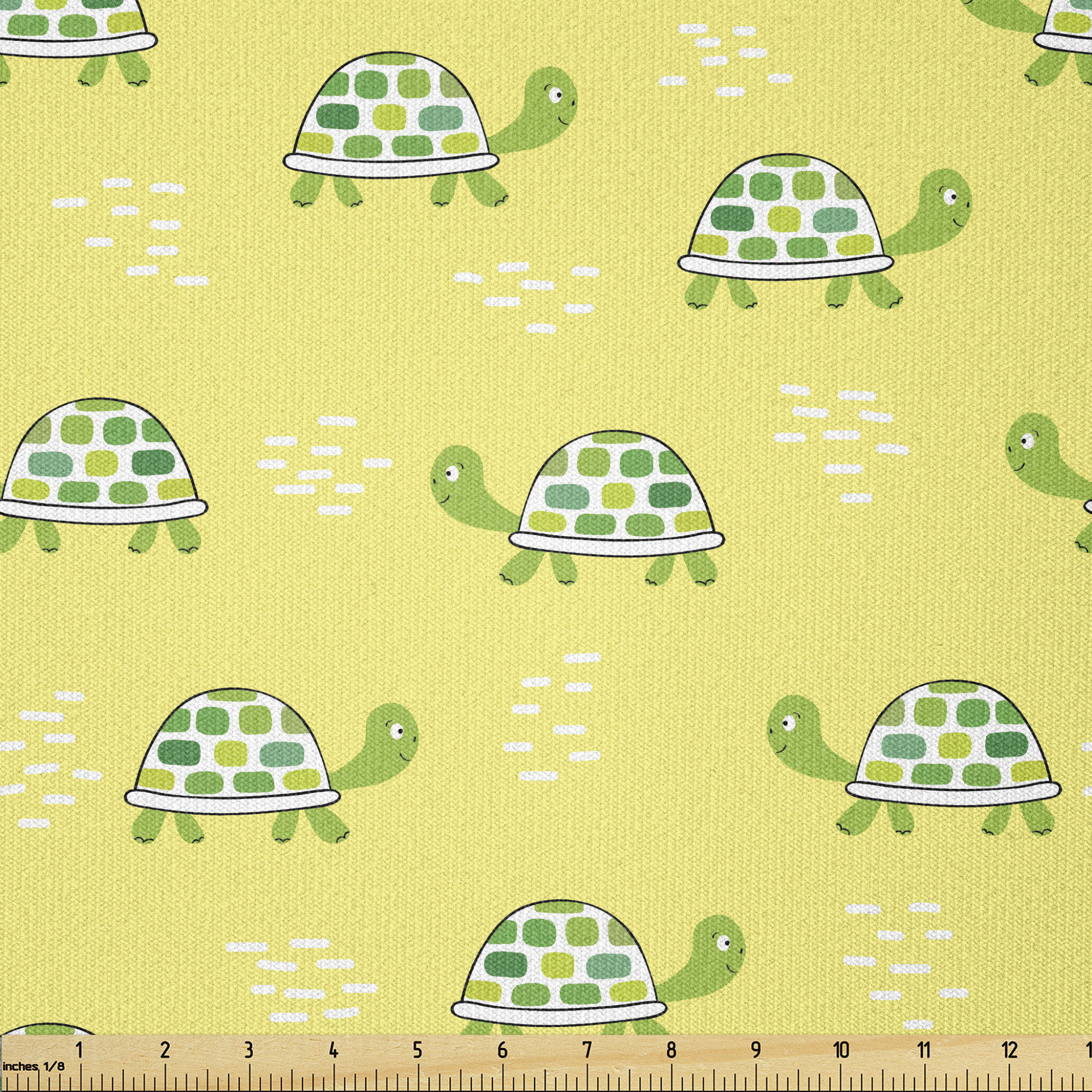East Urban Home Turtle Fabric By The Yard, Cartoon Pattern Abstract ...