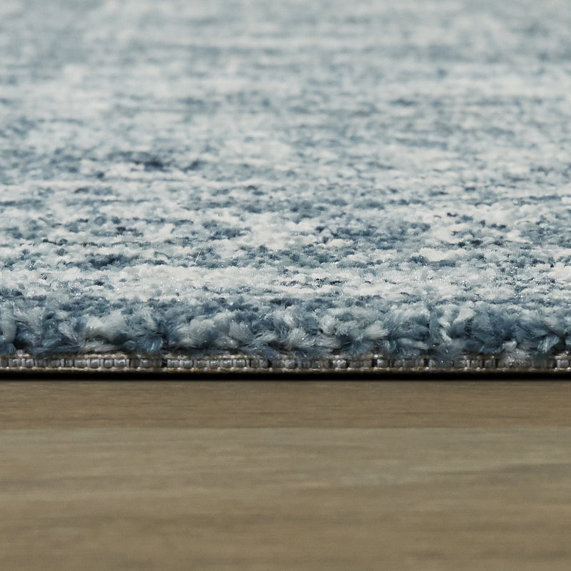 Sand & Stable Boynton Performance Teal Rug & Reviews | Wayfair