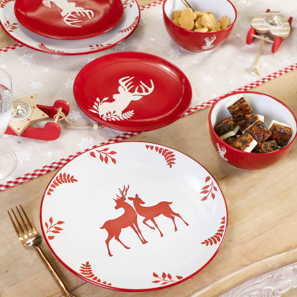 The Seasonal Aisle Kehrli Stoneware Dinnerware - Set of 6 | Wayfair.co.uk