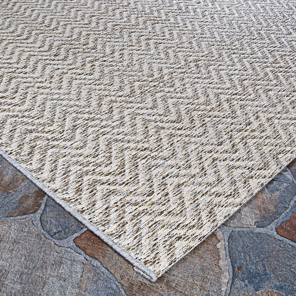 Ebern Designs Irit Light Brown/ Ivory Indoor/Outdoor Rug & Reviews ...
