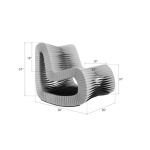 Phillips Collection Seat Belt Rocking Chair & Reviews | Wayfair