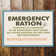 East Urban Home Kalaia Emergency Rations Metal Propaganda Signs and ...