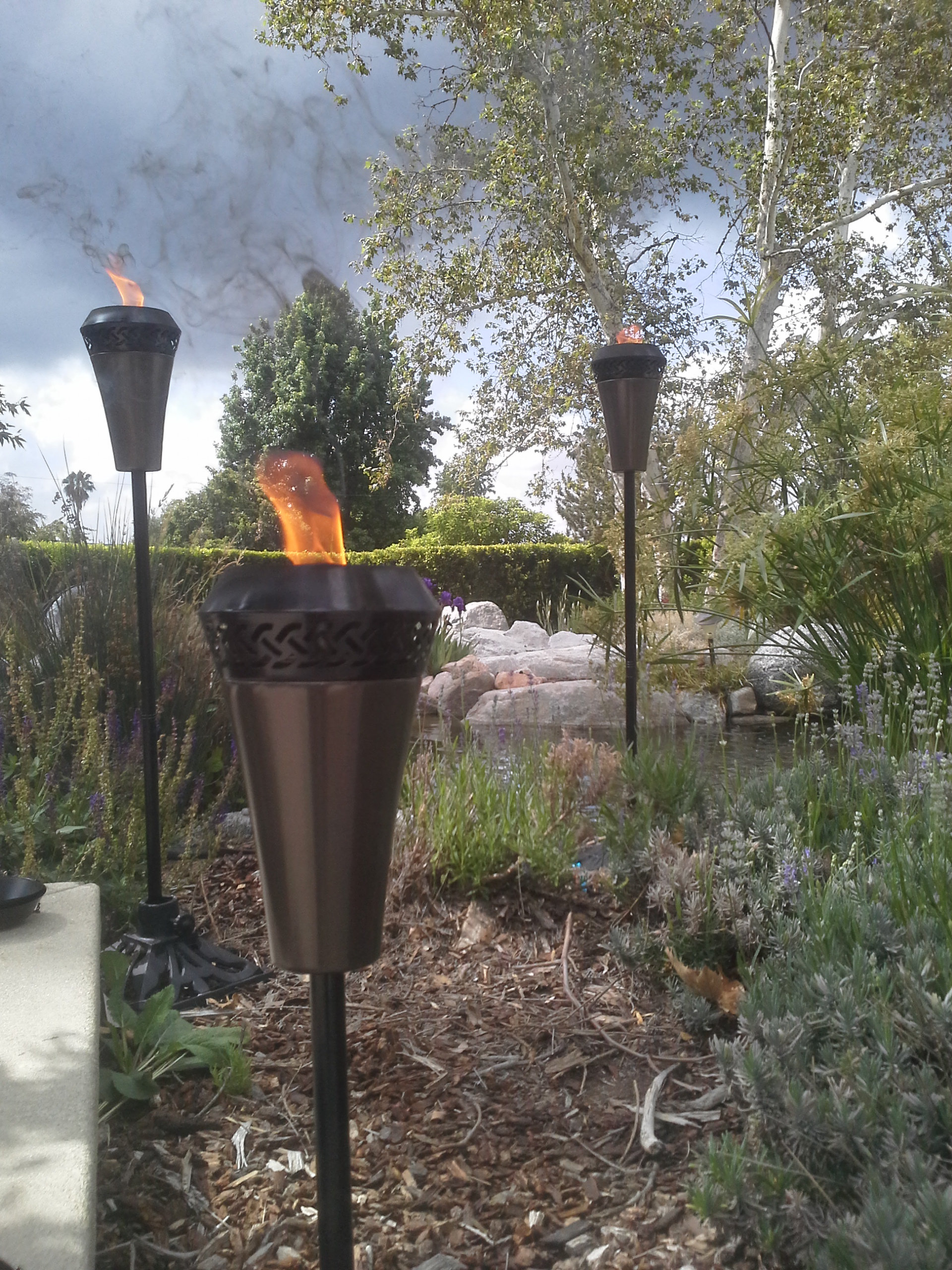 TIKIBrand TIKI® Brand Island King®66 Inch TIKI TorchMetal Large Flame ...