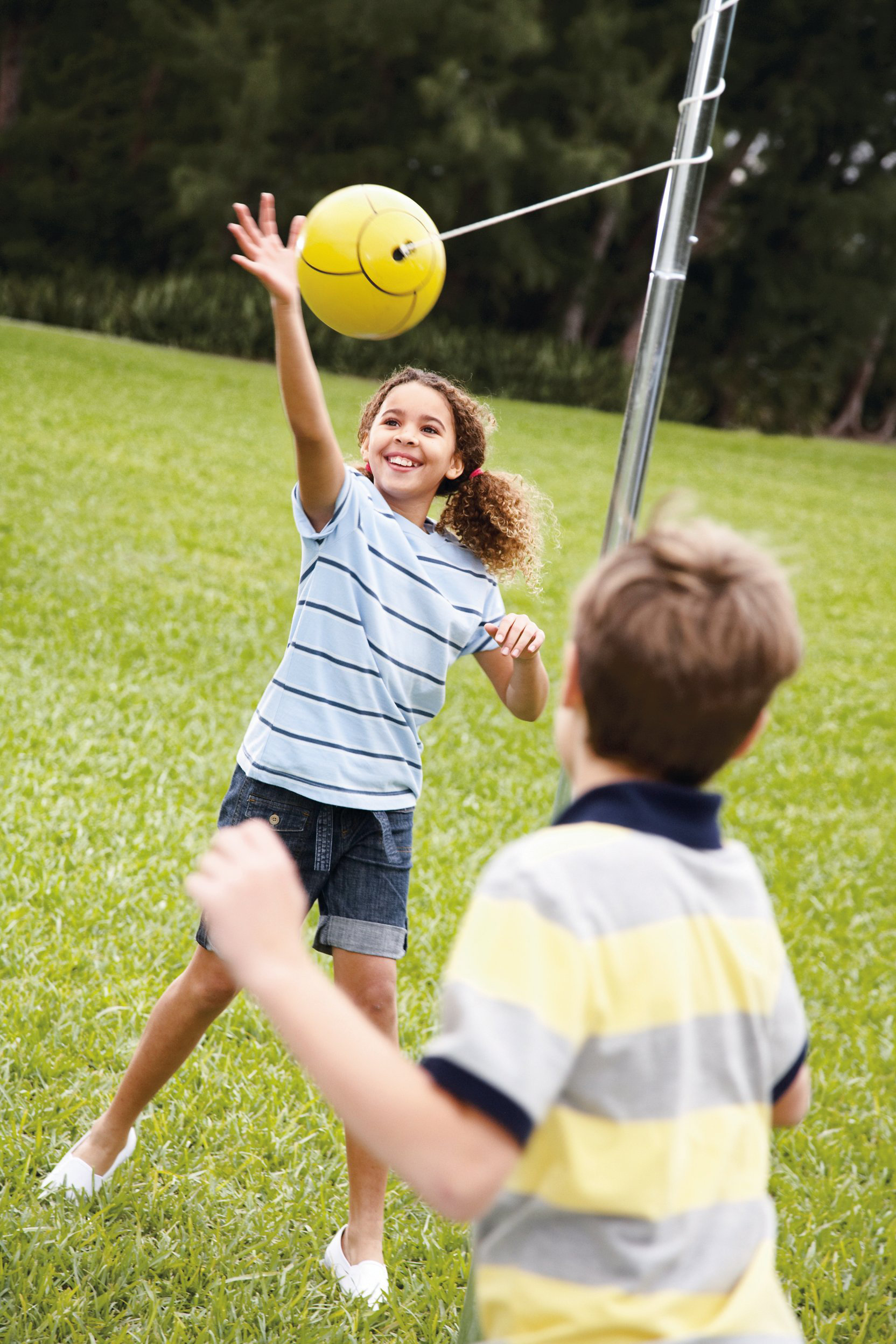 HearthSong Deluxe Heavy-Duty Backyard Tetherball & Reviews | Wayfair