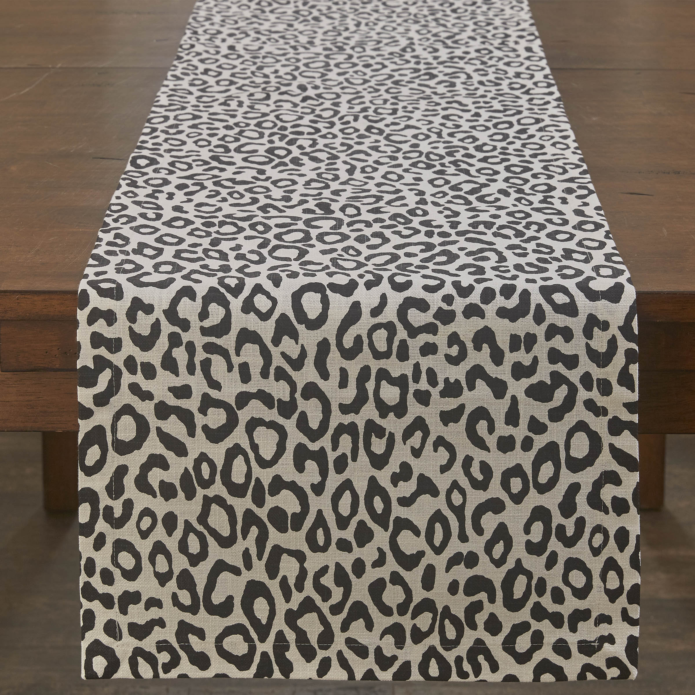 Mercer41 Jennevie Rectangular Animal Print Cotton Table Runner | Wayfair