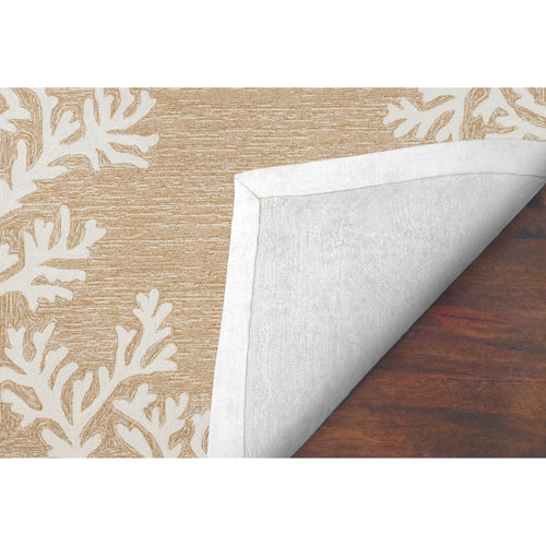 Beachcrest Home Vogt Handmade Tan Indoor/Outdoor Rug & Reviews | Wayfair