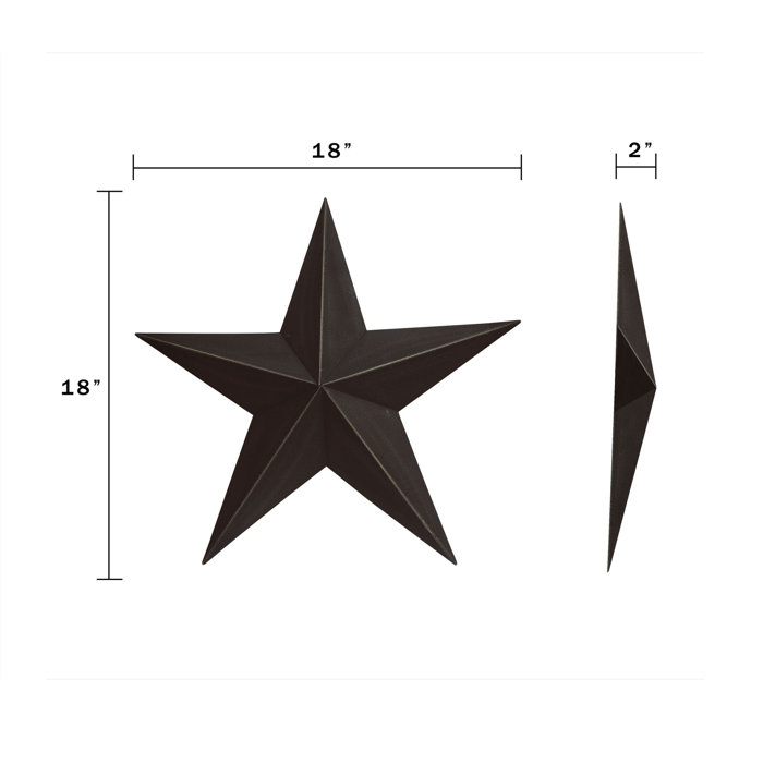 Latitude Run® Barn Star Wall Décor & Reviews | Wayfair