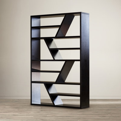 Mercury Row® Dailey Geometric Bookcase & Reviews | Wayfair