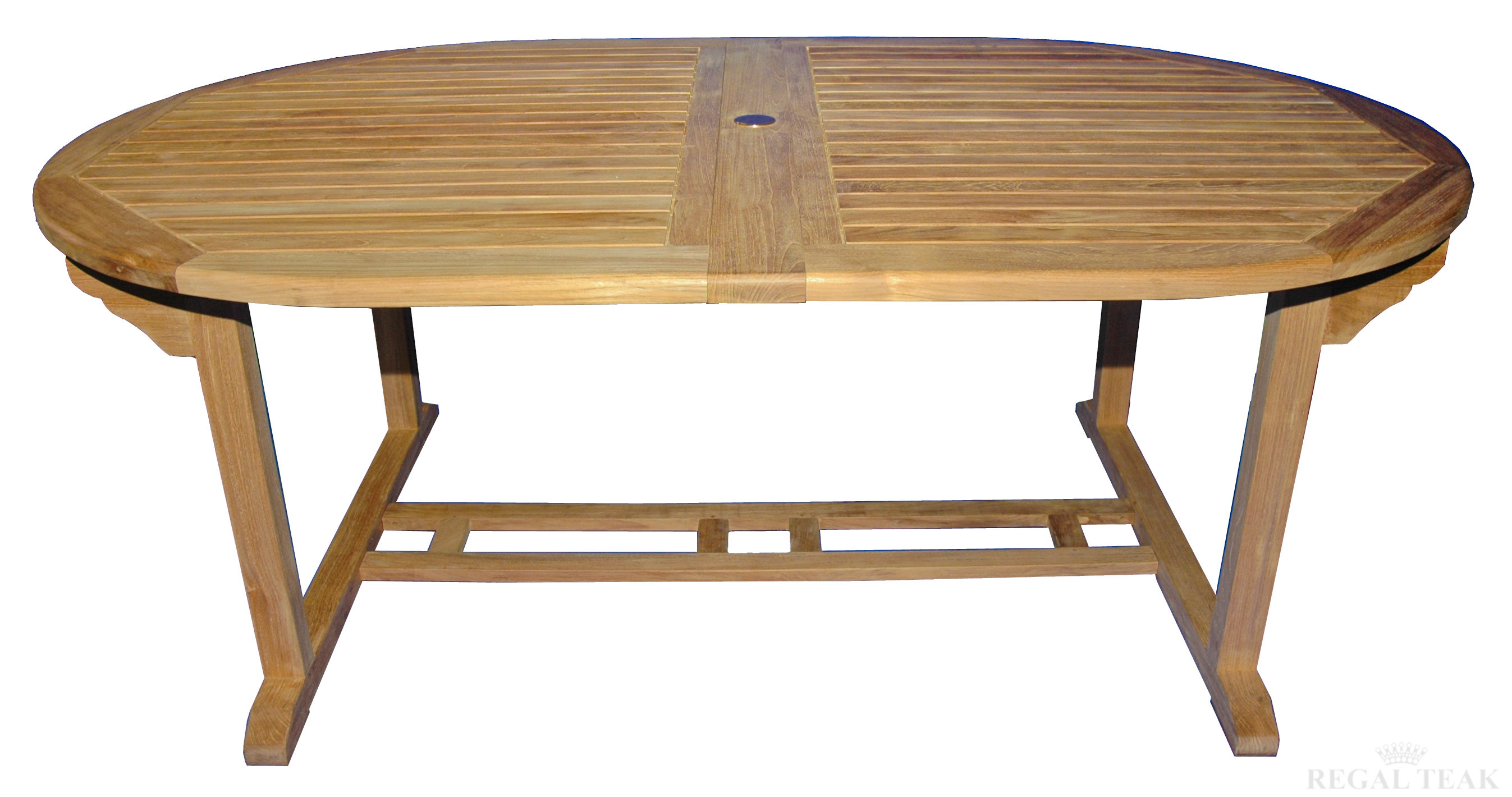 Regal Teak Extendable Teak Outdoor Dining Table | Wayfair