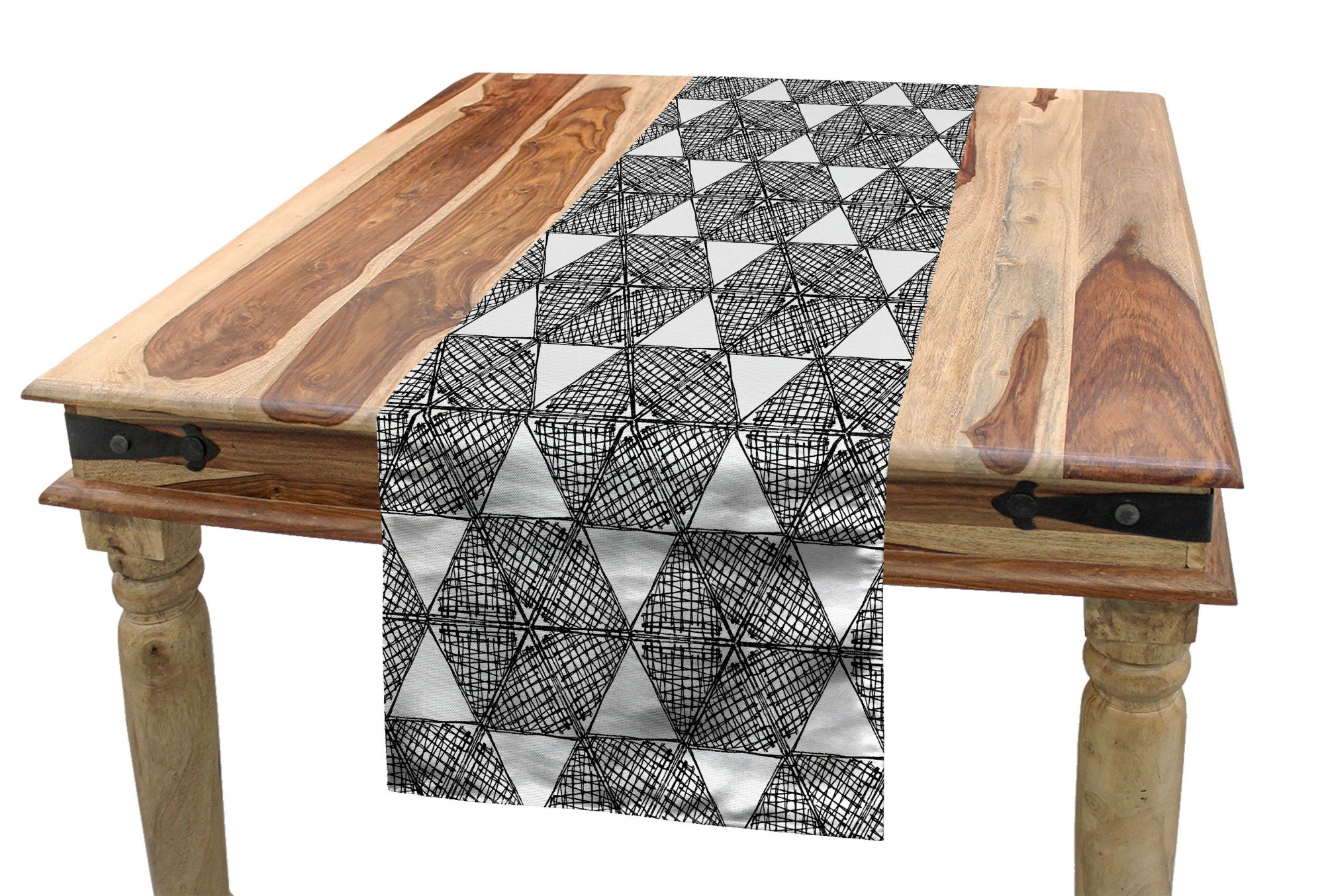 East Urban Home Rectangular Geometric Table Runner | Wayfair