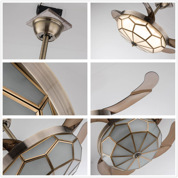 Red Barrel Studio® 42'' Ceiling Fan with LED Lights | Wayfair