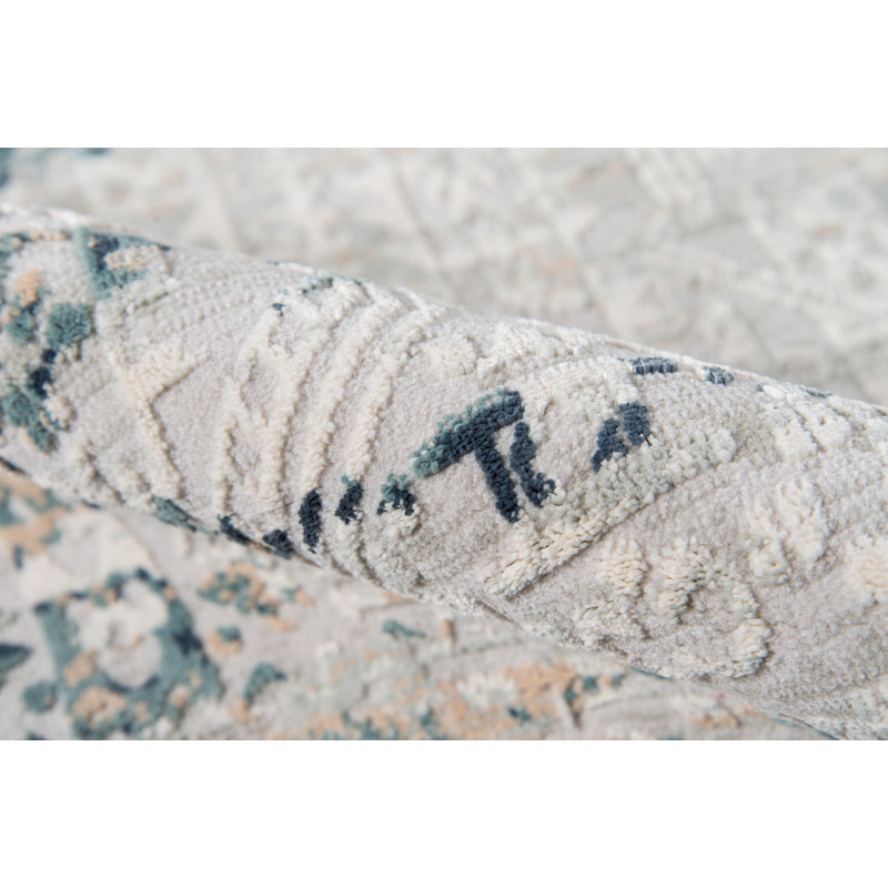 Dakota Fields Thoman Performance Silver Rug | Wayfair