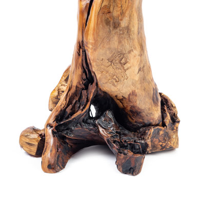 Millwood Pines Tora Free Form Pedestal Solid Wood Plant Stand | Wayfair