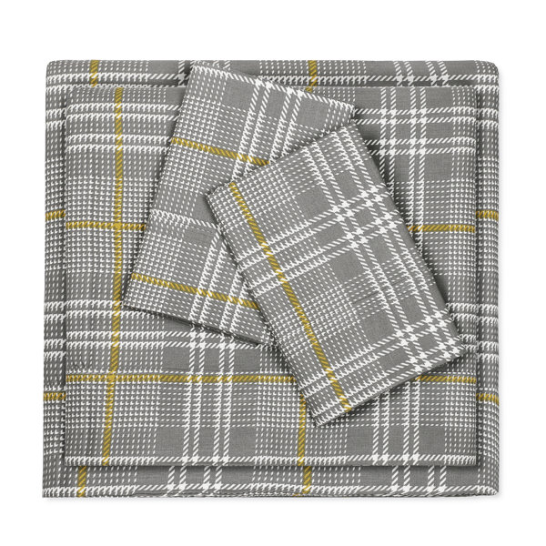 Gracie Oaks Layanah Organic 100% Cotton Percale Sheet Set | Wayfair