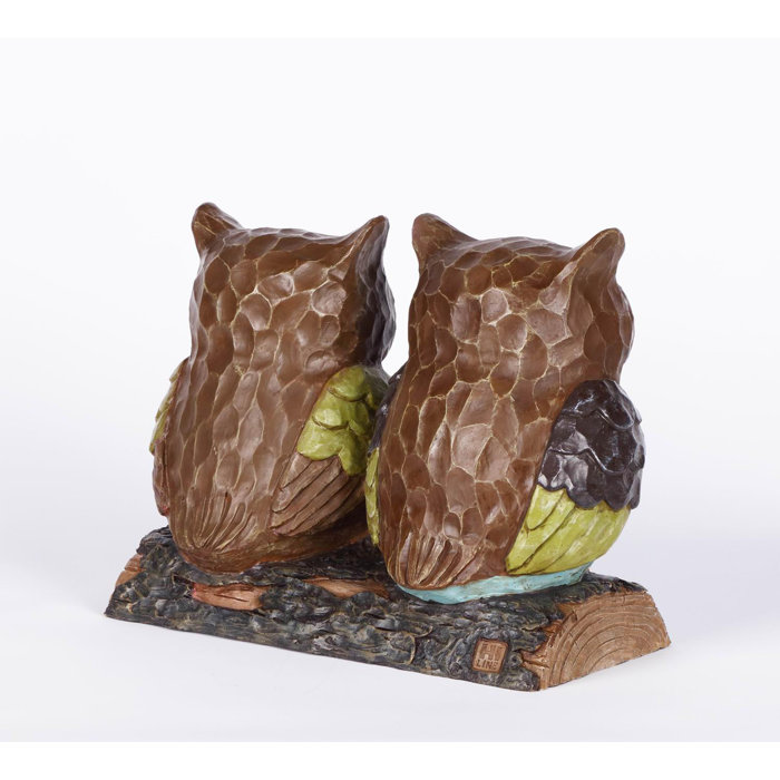 Hi-Line Gift Ltd. OWL COUPLE WITH WELCOME SIGN (HI-LINE EXCLUSIVE ...