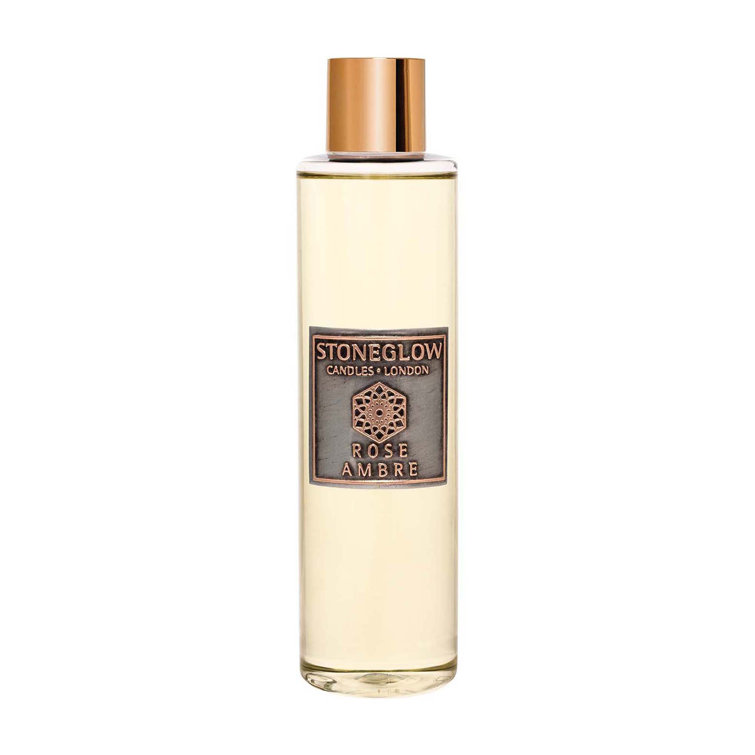 Stoneglow Candles Metallique - Rose Ambre - Reed Diffuser Refill 200Ml ...