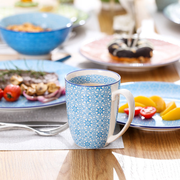 Latitude Run® Jabary Porcelain China Dinnerware Set - Service for 8 ...