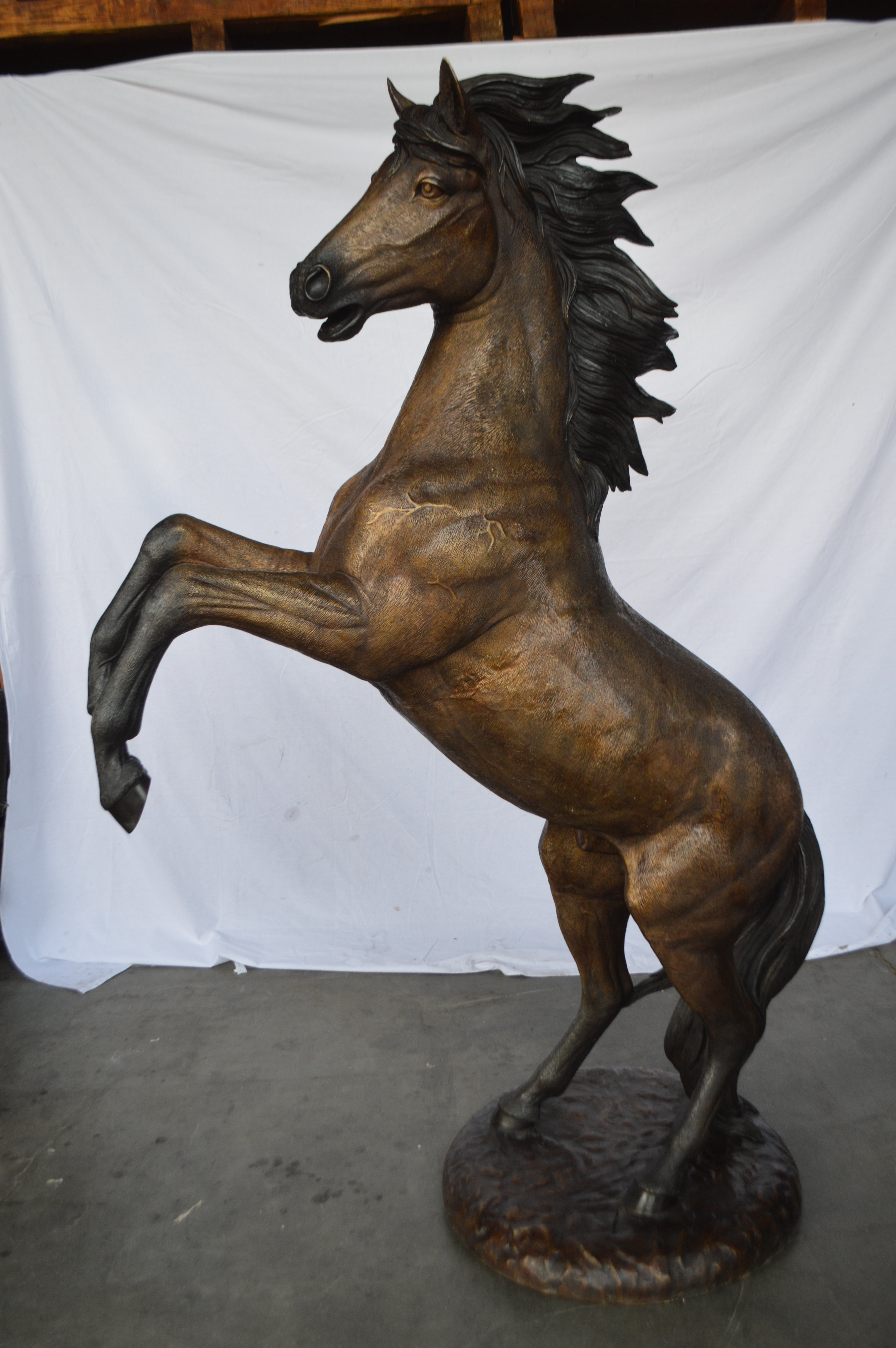NIFAO Beautiful Stallion Horse Statue | Wayfair