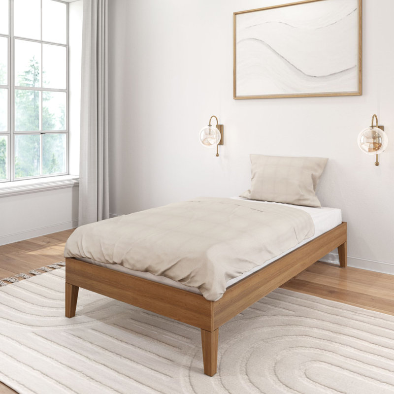 Wade Logan® Arikah Solid Wood Bed & Reviews | Wayfair