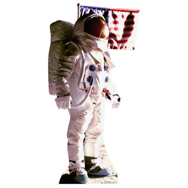 Advanced Graphics Astronaut Man on the Moon Cardboard Cutout Stand-Up ...