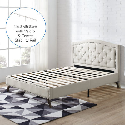 House of Hampton® Applewhite Upholstered Bed & Reviews | Wayfair