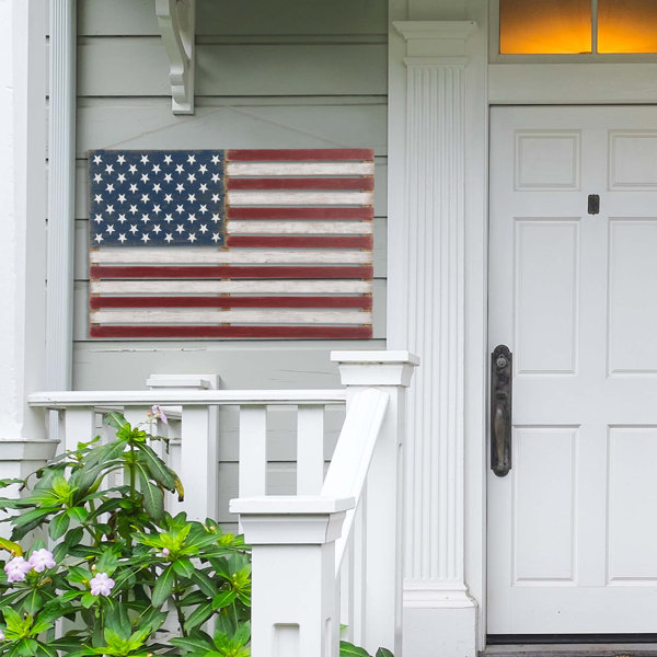 Rosalind Wheeler Patriotic Flag Wall Décor | Wayfair